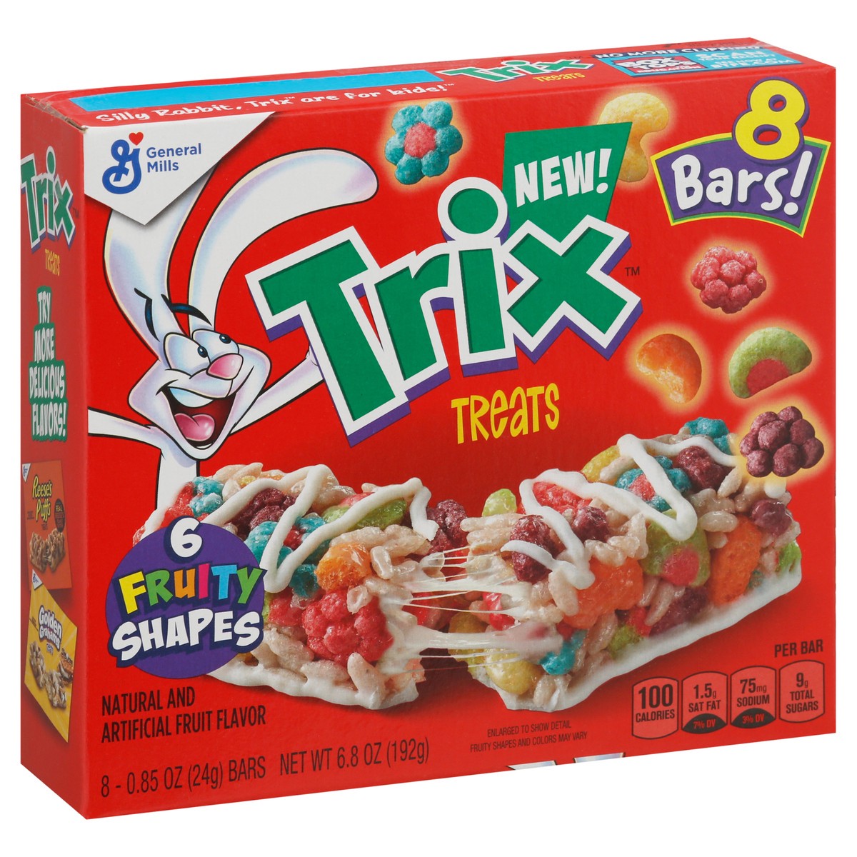 Trix Breakfast Cereal Treat Bars, Snack Bars, 8 ct 8 ct | Shipt