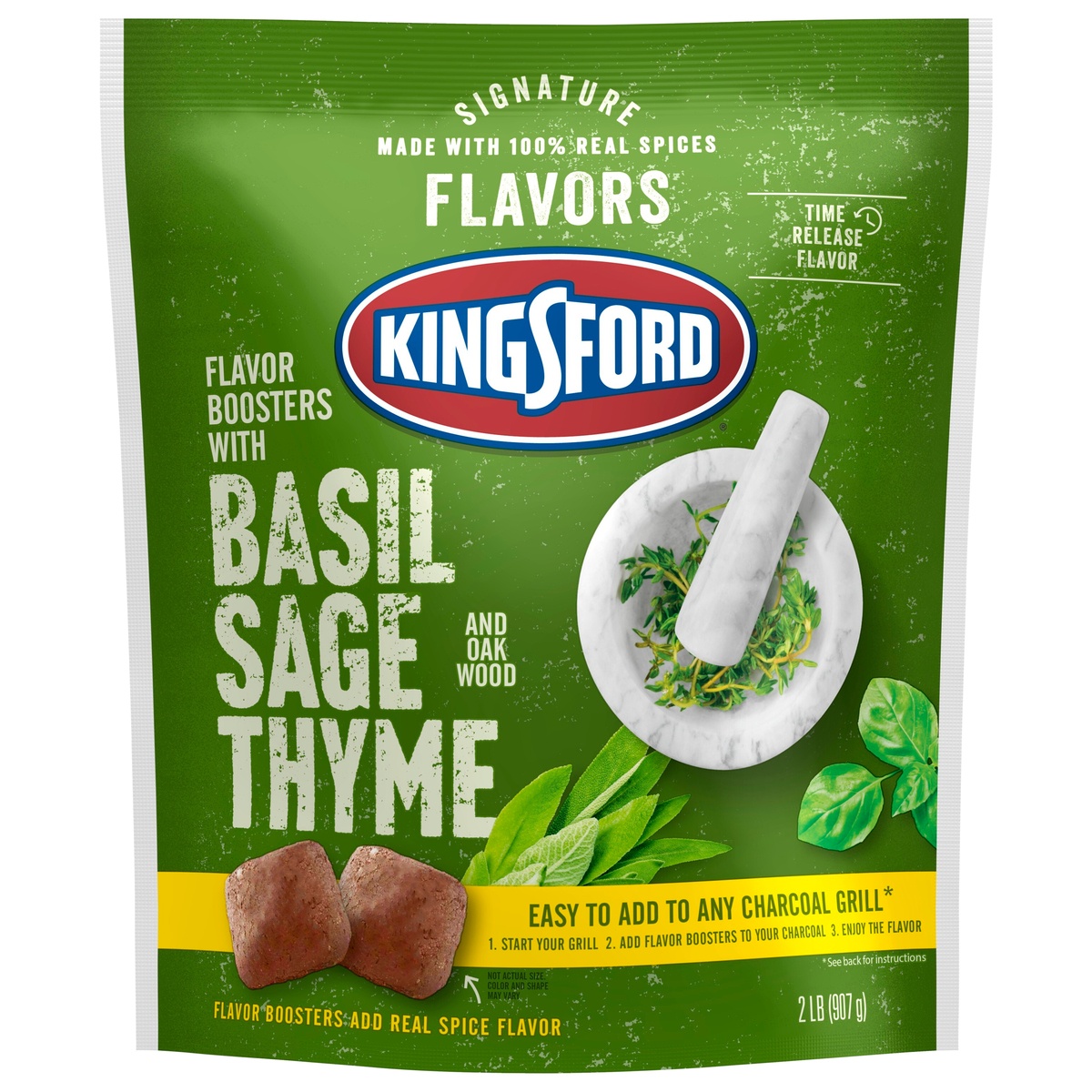 Kingsford Signature Flavors Flavor Boosters with Basil, Sage, Thyme ...