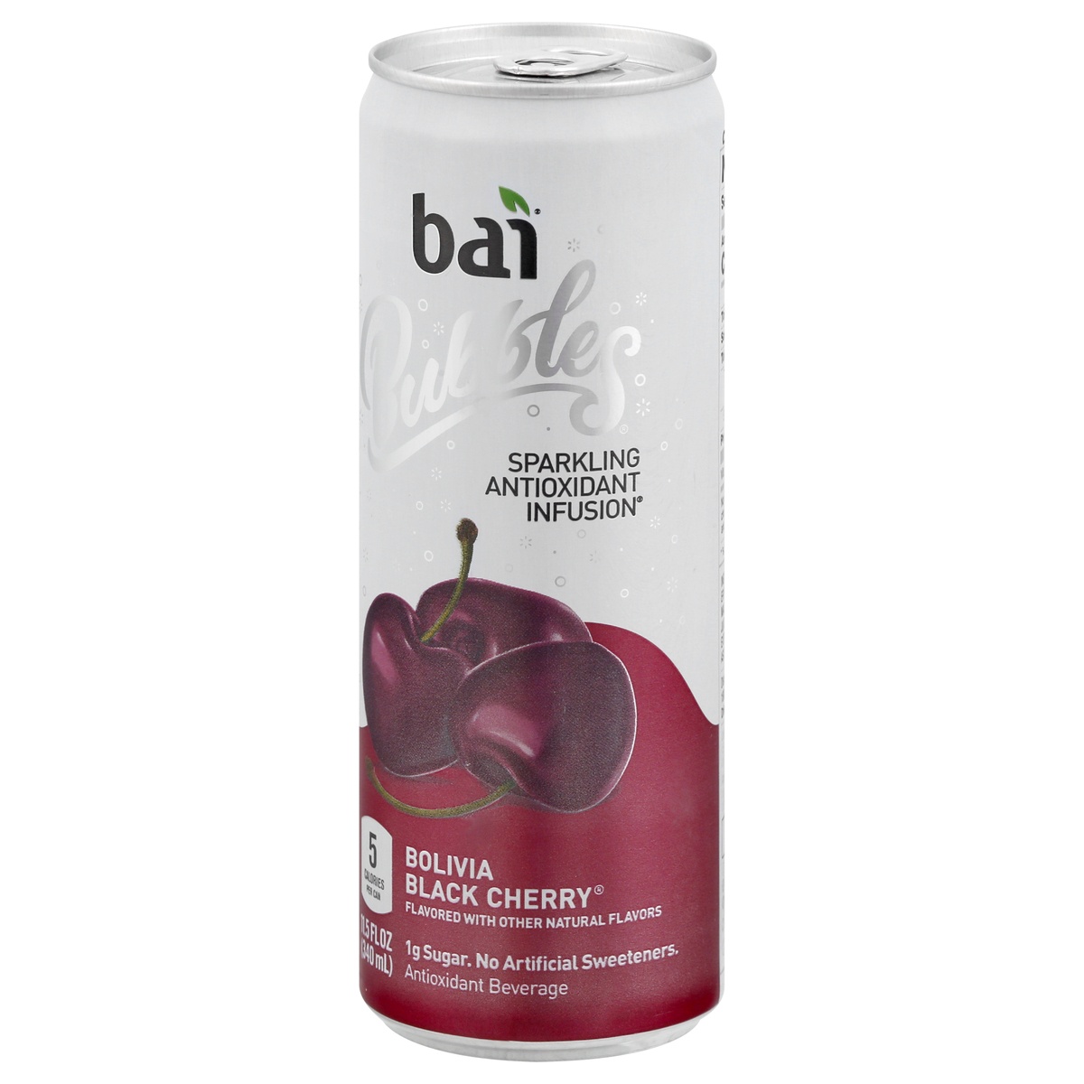 Bai Bubbles Bolivia Black Cherry Sparkling Antioxidant Infused Beverage ...