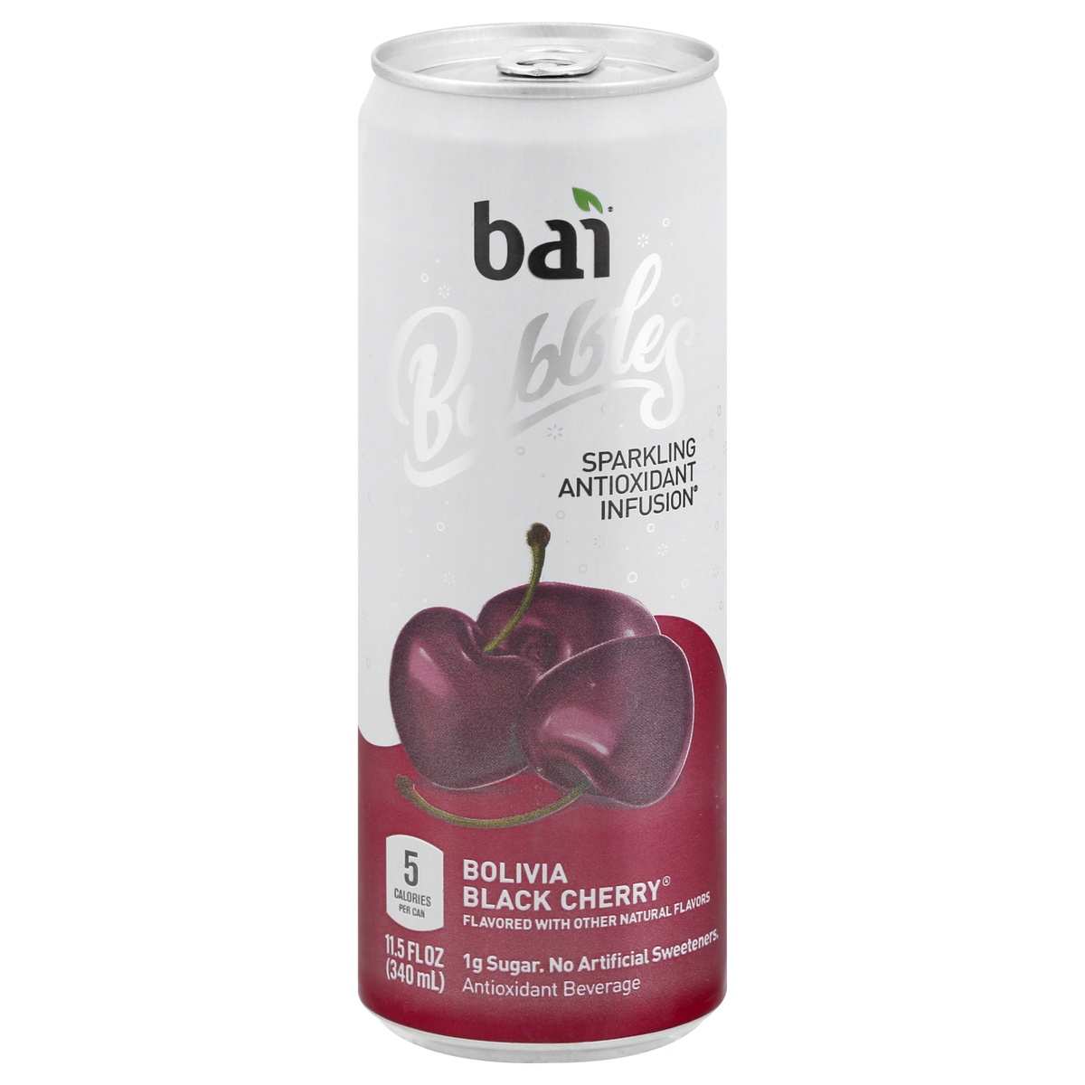Bai Bubbles Bolivia Black Cherry Sparkling Antioxidant Infused Beverage ...