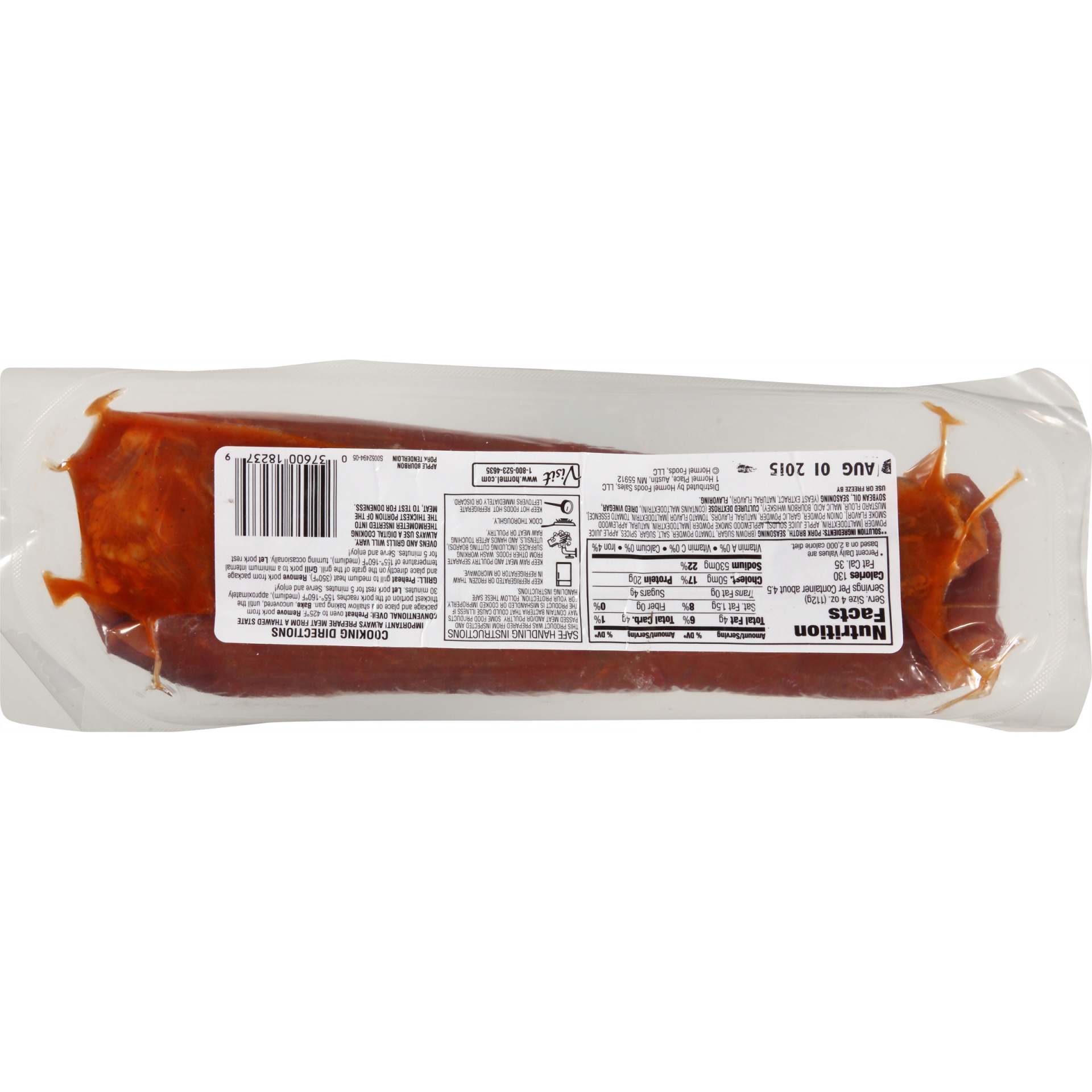 Hormel Always Tender Apple Bourbon Flavor Pork Tenderloin 1.15 lb | Shipt
