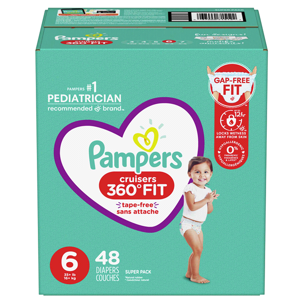 Pampers Cruisers 360 Diapers Size 6 48 Count 48 Ct Shipt