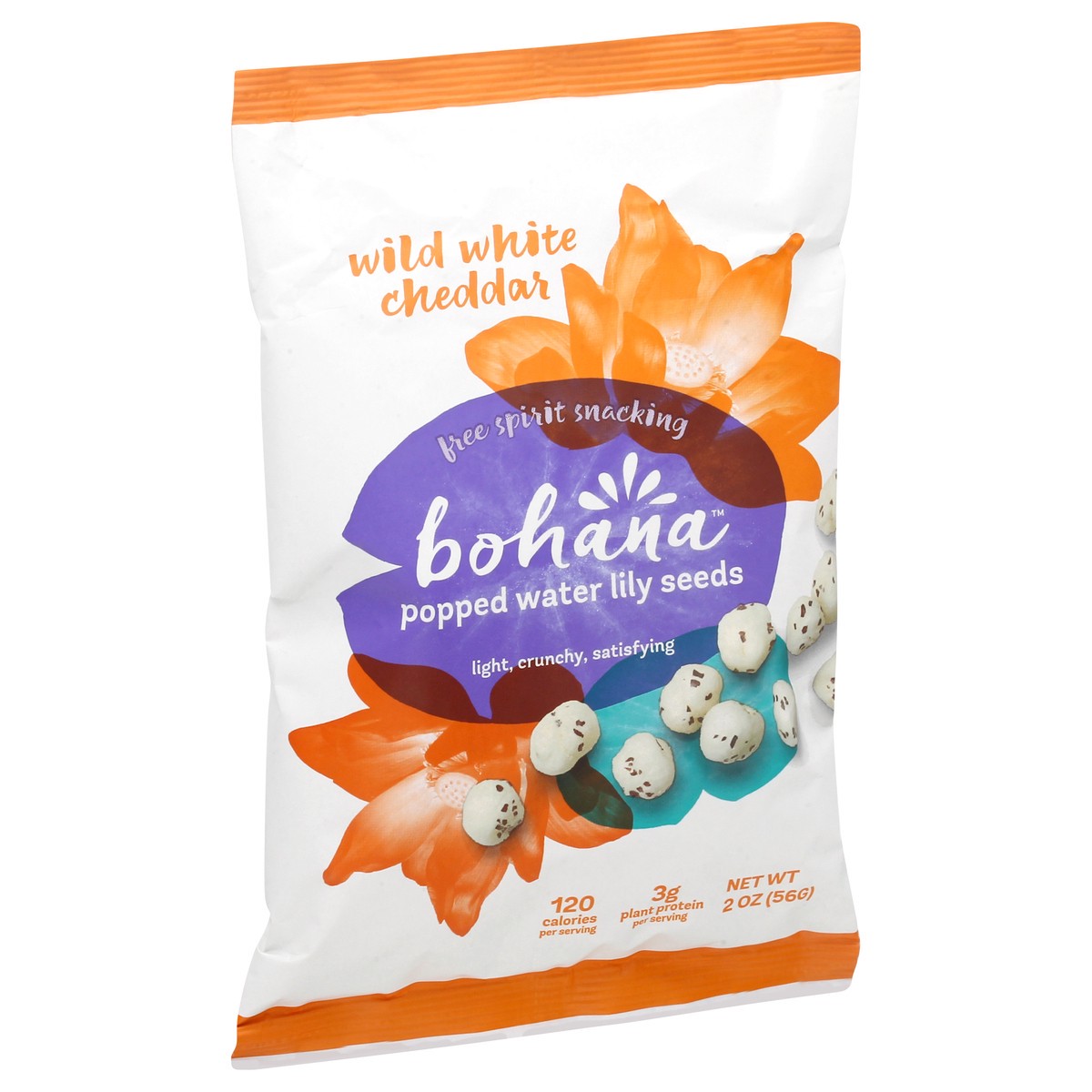 Bohana Popped Wild White Cheddar Water Lily Seeds 2 oz 2 oz | Shipt