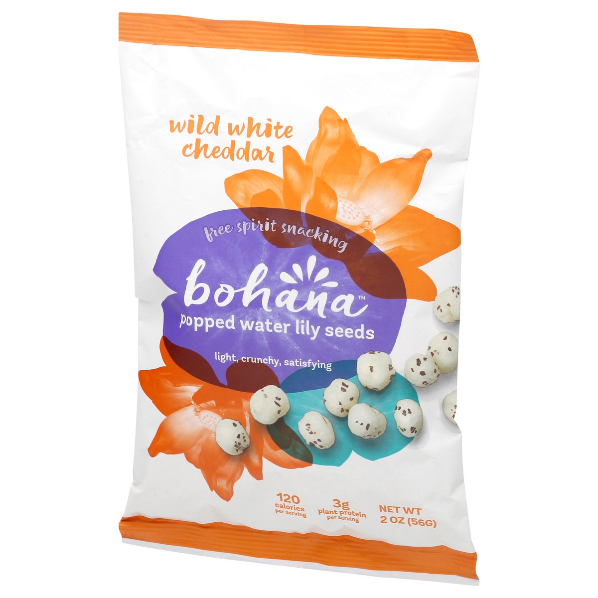 Bohana Popped Wild White Cheddar Water Lily Seeds 2 oz 2 oz | Shipt