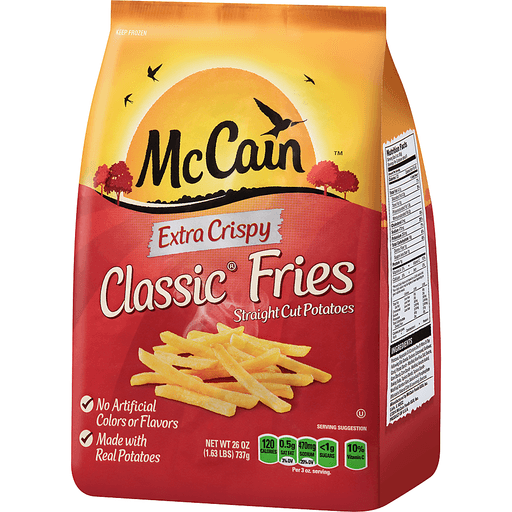 McCain Golden Crisp Straight Cut Fries 26 oz | Shipt