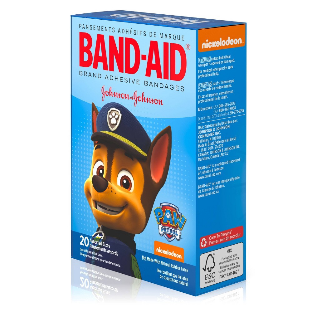 Band-Aid PAW Patrol Bandages - 20ct 20 ct | Shipt