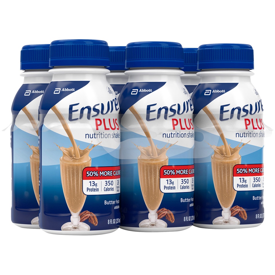 Ensure Plus Butter Pecan Nutrition Shake 6 ct; 8 fl oz | Shipt