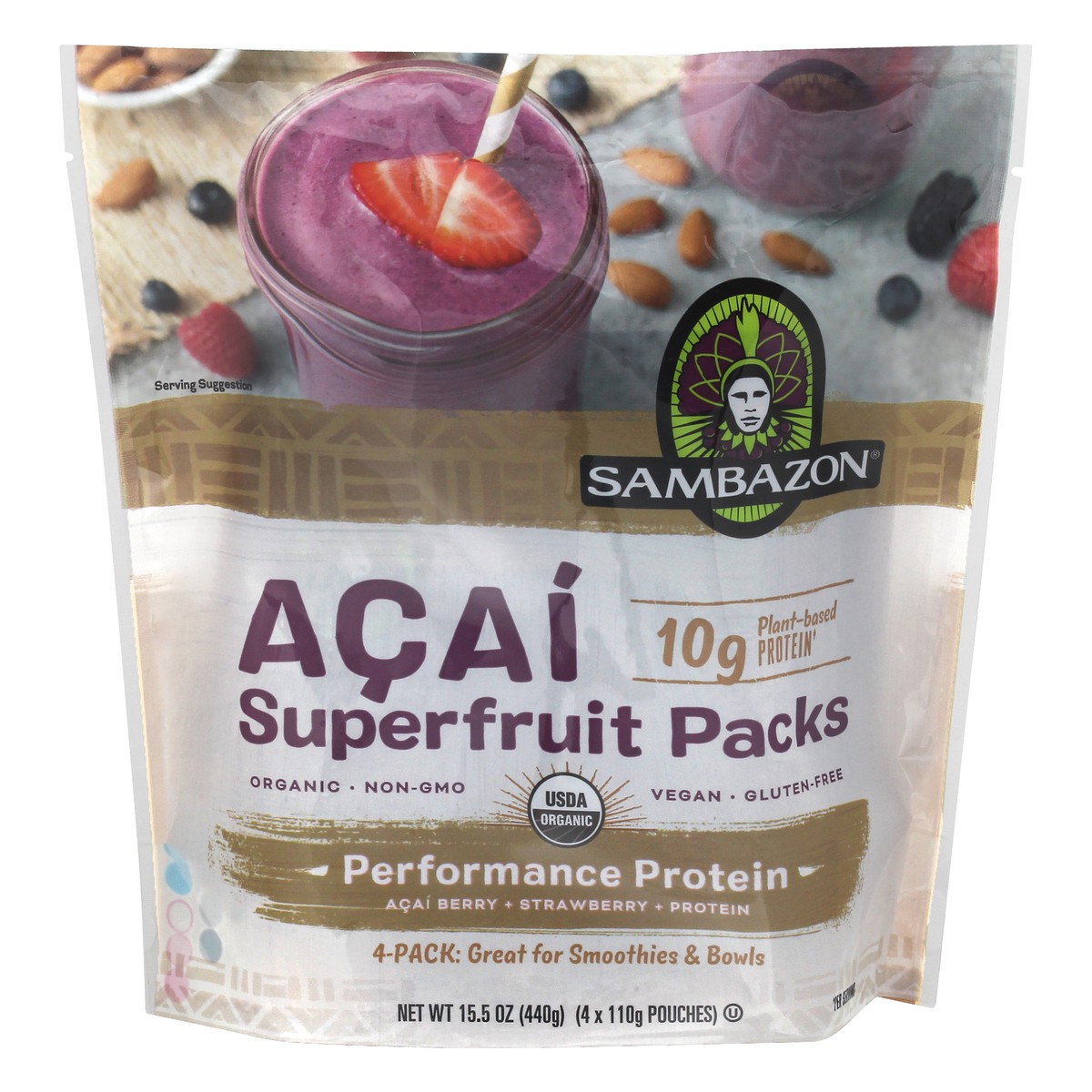 Sambazon Inc Sambazon Acai Performance Protein Superfruit Packs Acai ...