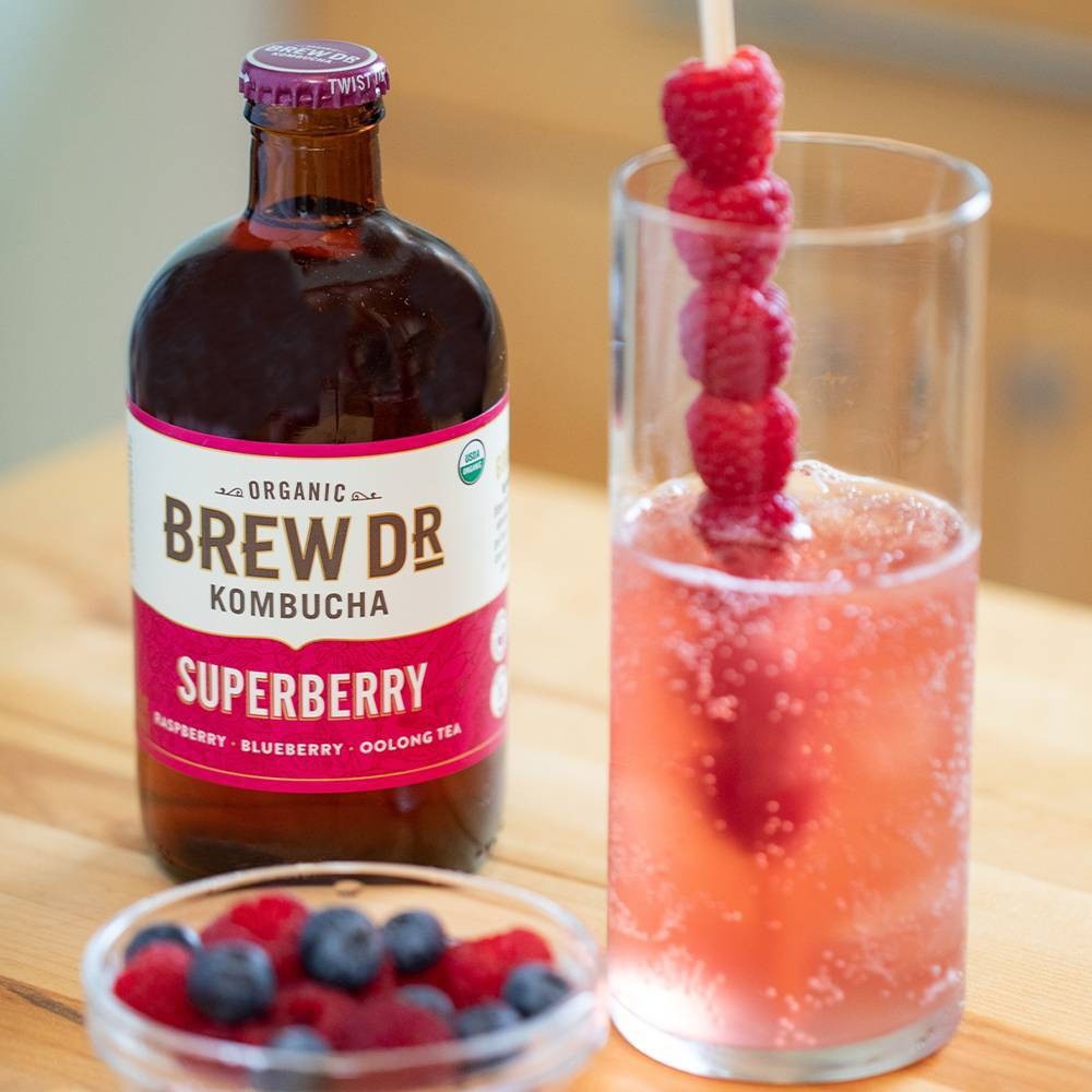 Brew Dr. Kombucha Organic Superberry Kombucha 14 fl oz | Shipt