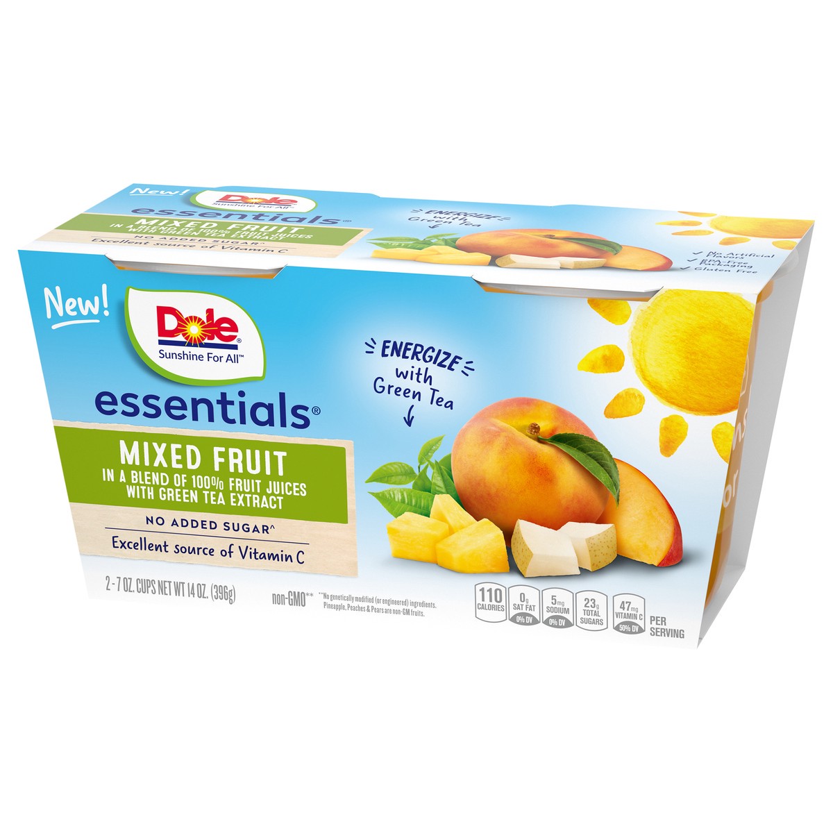 DOLE Fruit Bowls Mixed Fruit Cups 2-7 oz. Cups 14 oz | shipt