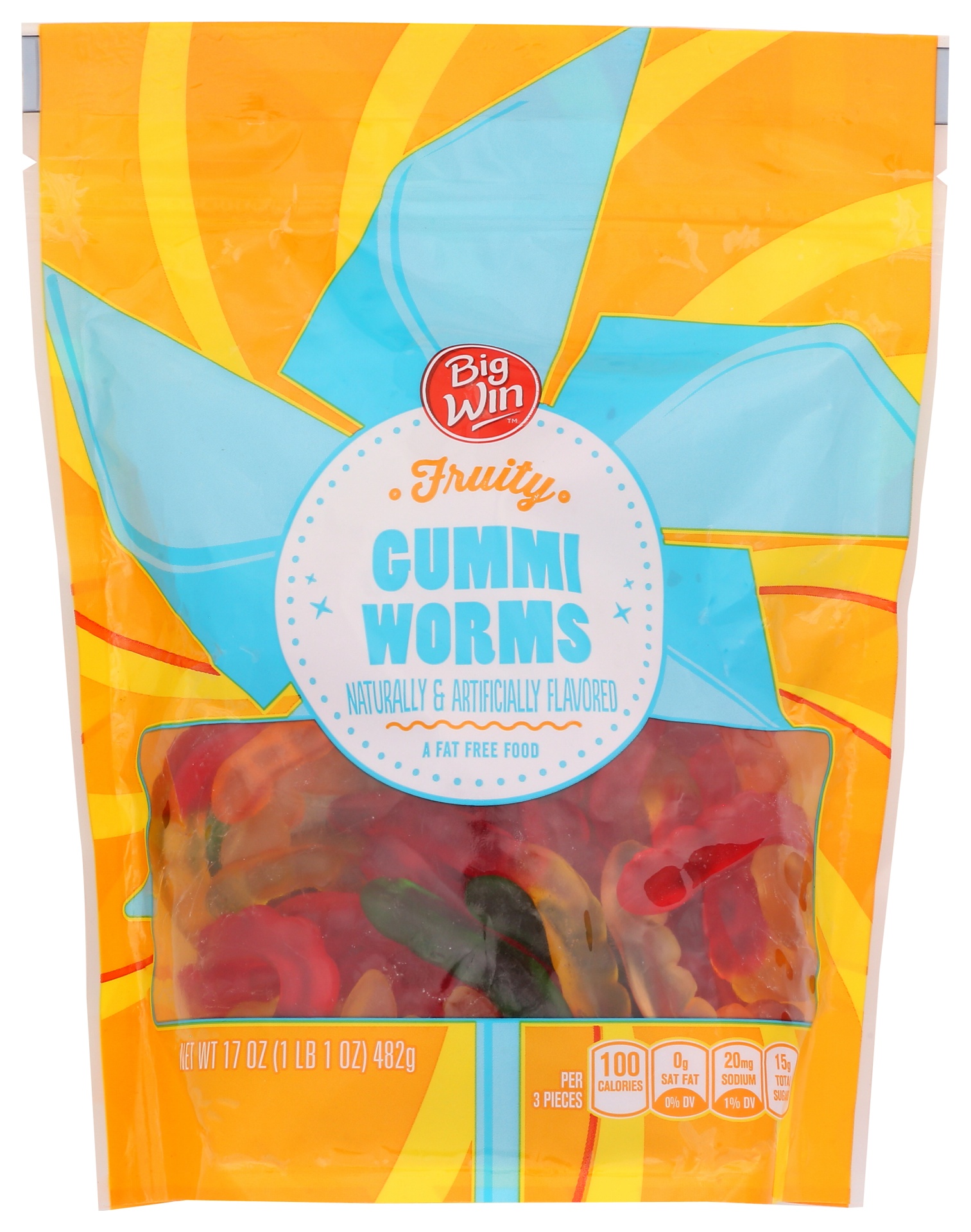 Big Win Gummi Worms Pouch 18 oz | Shipt