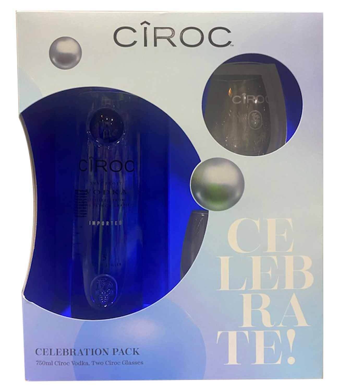 Ciroc French Vodka w/Glasses 1 set | Shipt