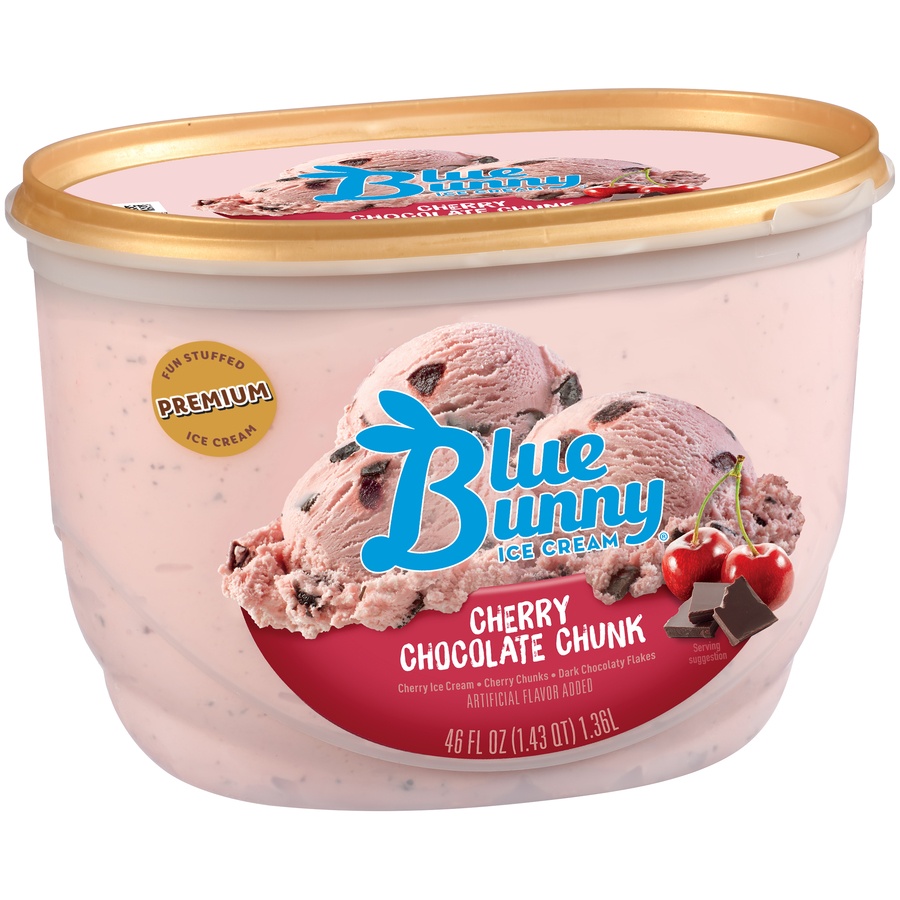 Blue Bunny Cherry Chocolate Chunk Ice Cream - 46 fl oz 46 fl oz | Shipt