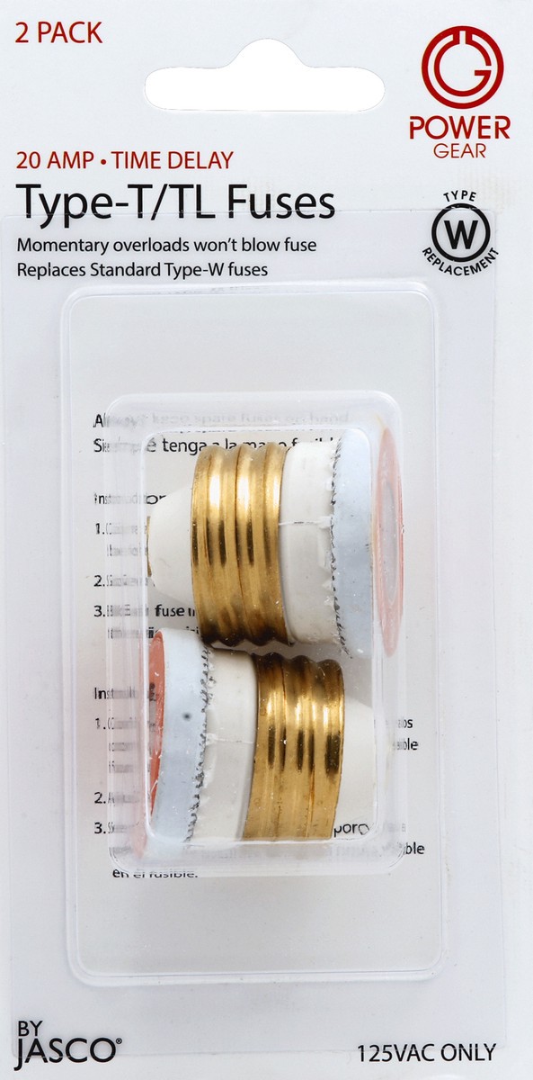 Power Gear Fuses, Type-T/TL, 20 AMP 2 ct | Shipt