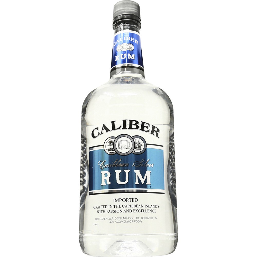 Walmart Caliber Silver Rum 1.75L Bottle – 80 Proof, 40% ABV 1.75 liter ...