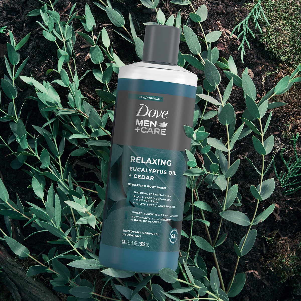 Dove Men + Care Eucalyptus Cedar Body Wash 18 oz | Shipt