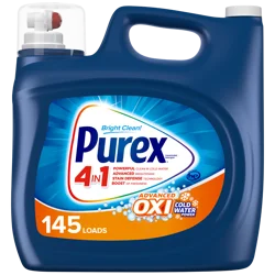 Purex 4 in 1 Advanced Oxi Plus Cold Water Power Concentrated Detergent ...