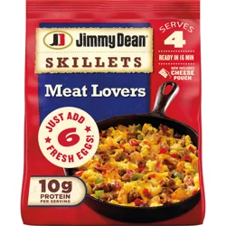 Jimmy Dean Skillets Meat Lovers, Frozen Breakfast, 16 oz 453.59 g | Shipt