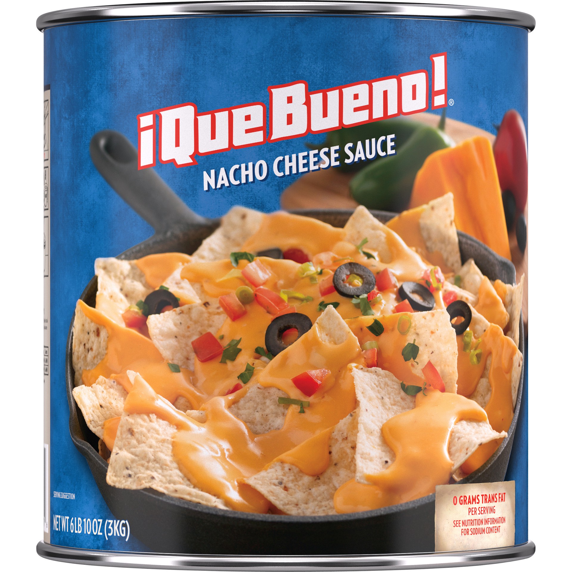 ¡Que Bueno! Que Bueno Nacho Cheese Sauce Club Pack 6 Lb 6 Oz Can 106 oz ...