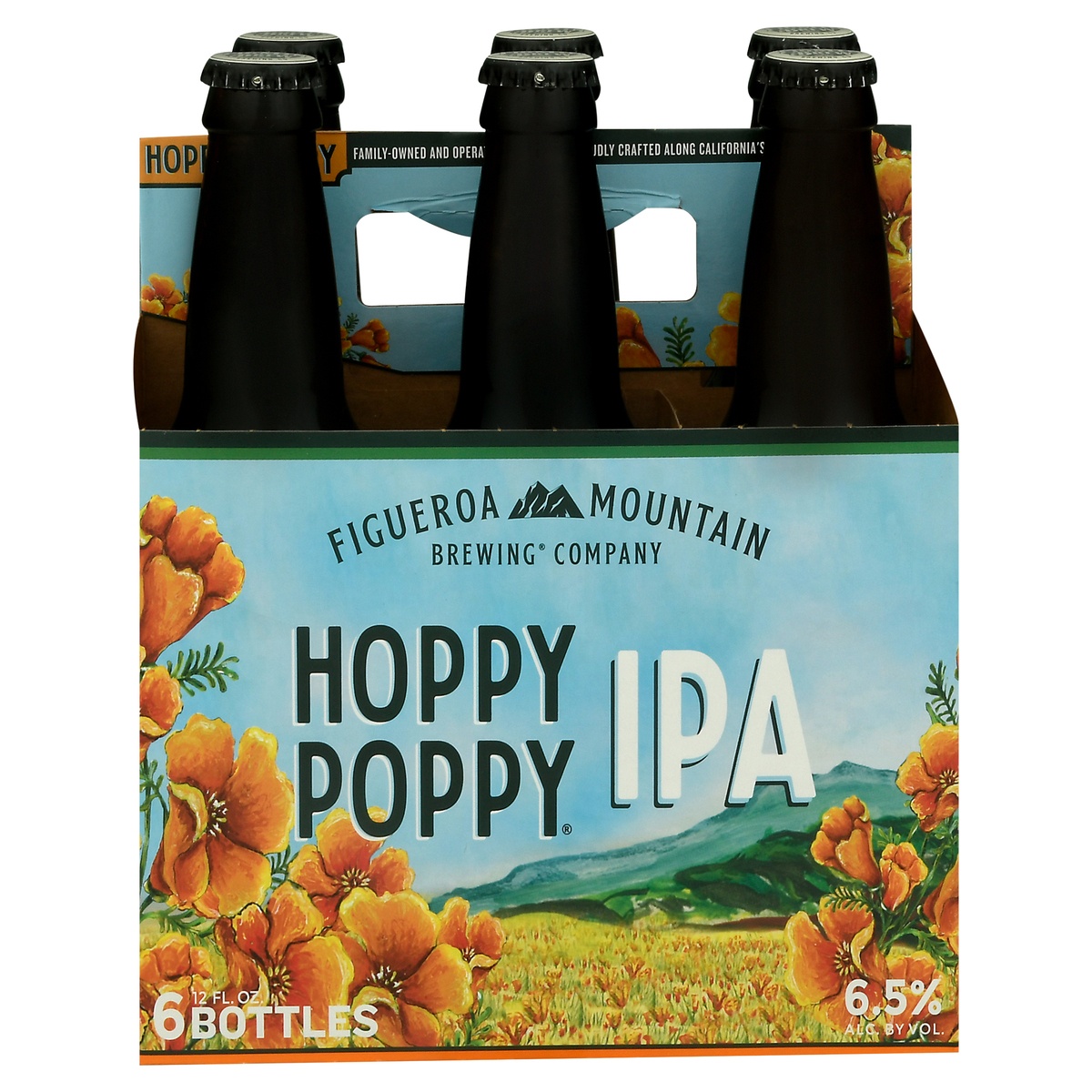 Figueroa Mountain Hoppy Poppy IPA 6 ct; 12 fl oz | Shipt