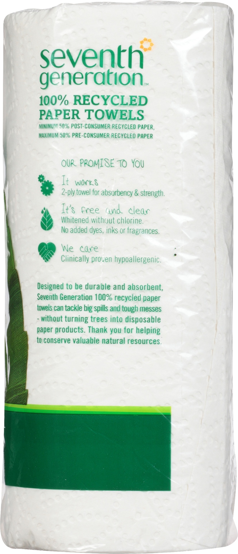Seventh Generation 100% Recycled Right-Size Paper Towels 2 ct | Shipt