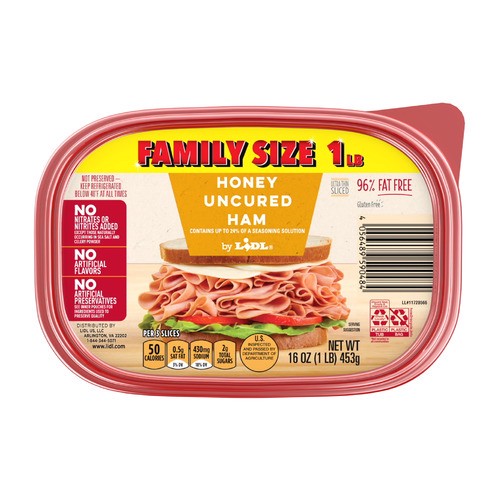 honey uncured ham, family size 16 oz | Shipt