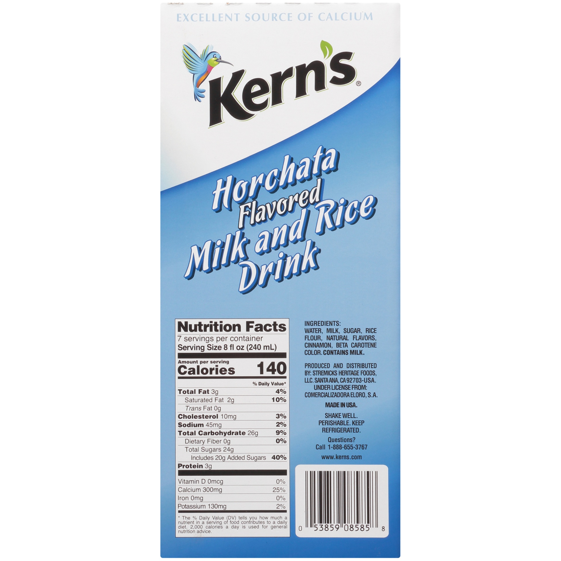 Kern's Original Horchata 3 ct; 59 fl oz | Shipt