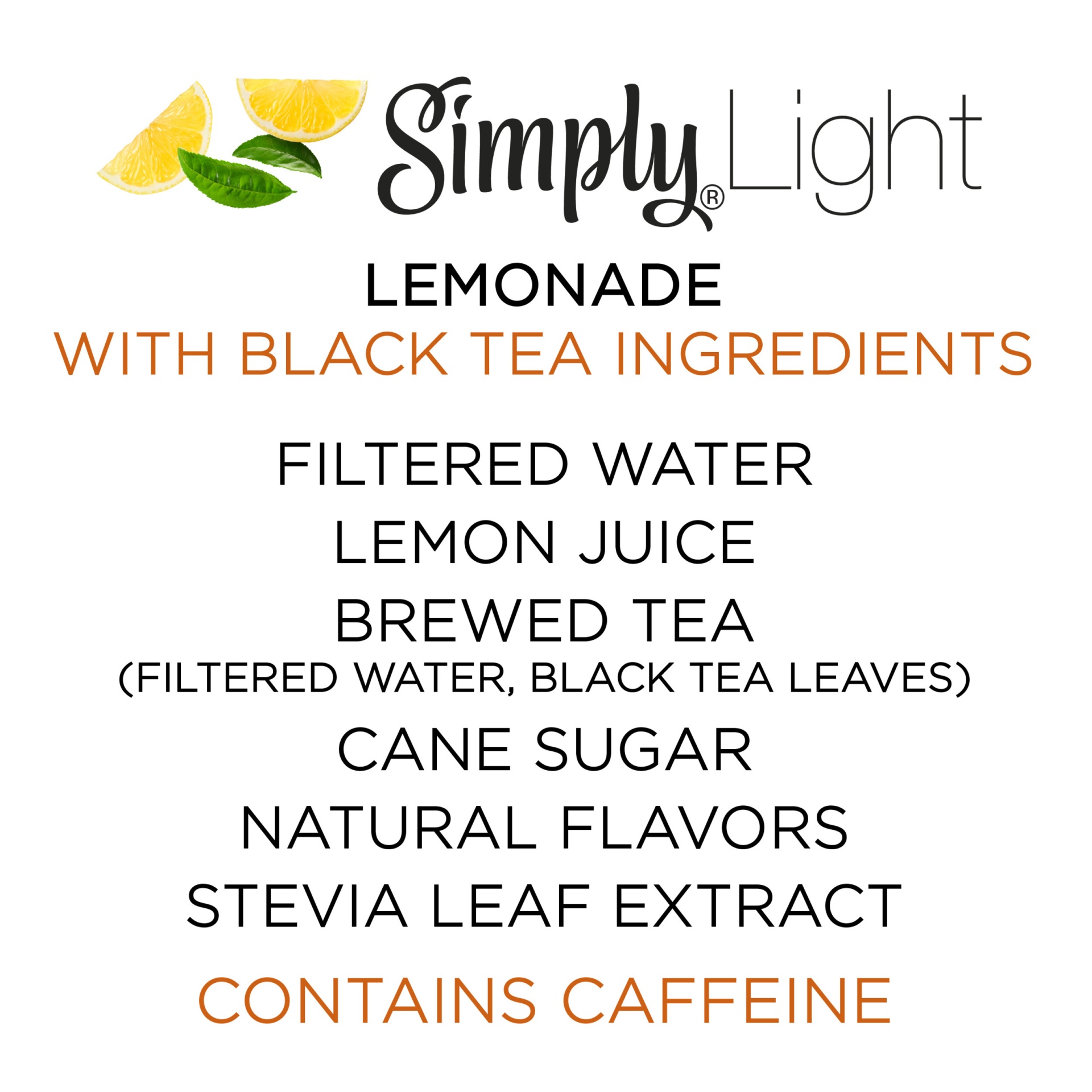 Simply Light Lemonade With Black Tea 52 fl oz | Shipt