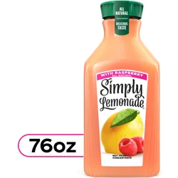 Simply Lemonade w/ Raspberry Bottle, 76 fl oz 76 fl oz | shipt