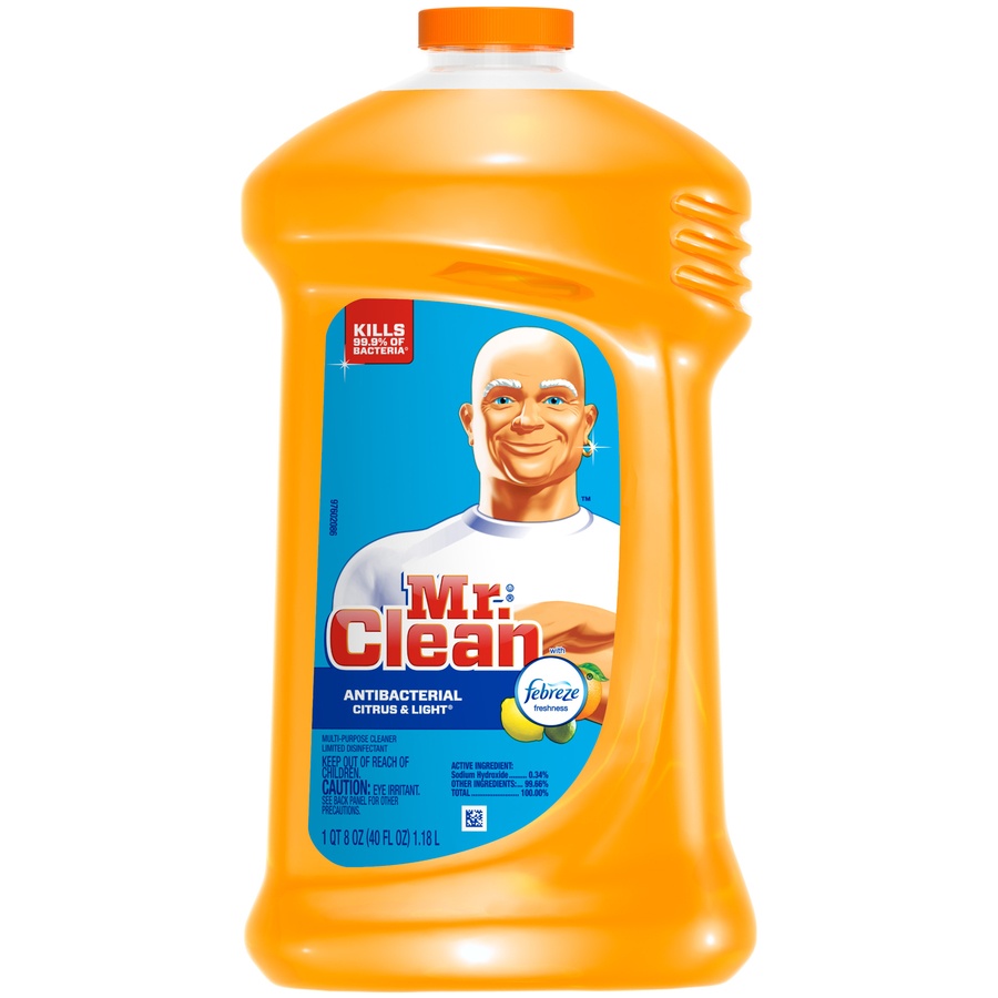 Mr. Clean with Febreze Citrus & Light Antibacterial Multi-Purpose ...