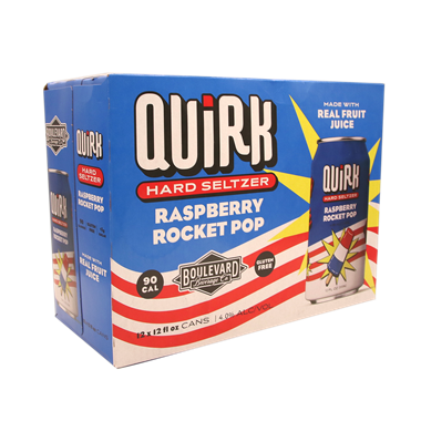 Boulevard Brewing Co Quirk Raspberry Rocket Pop 12 Pack Can 12 oz | Shipt