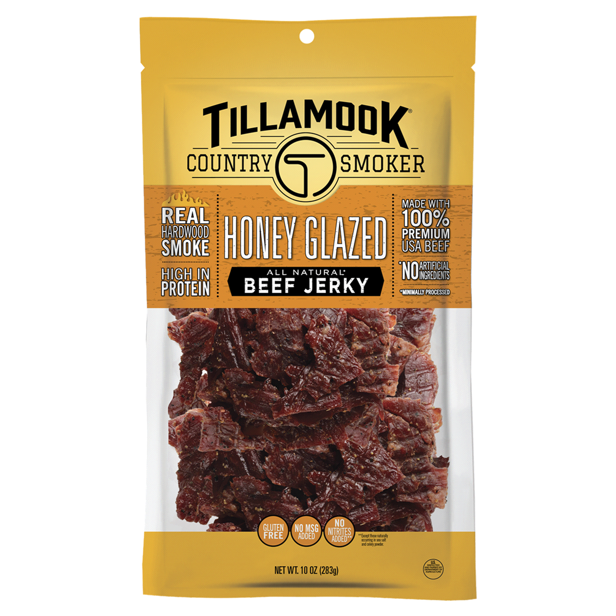 Tillamook Country Smoker Honey Glazed Beef Jerky 10 oz | Shipt