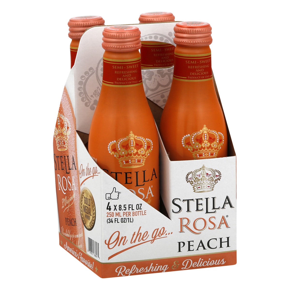 Stella Rosa Peach Semi-Sweet White Wine 4pk/250 ml 250 ml | Shipt