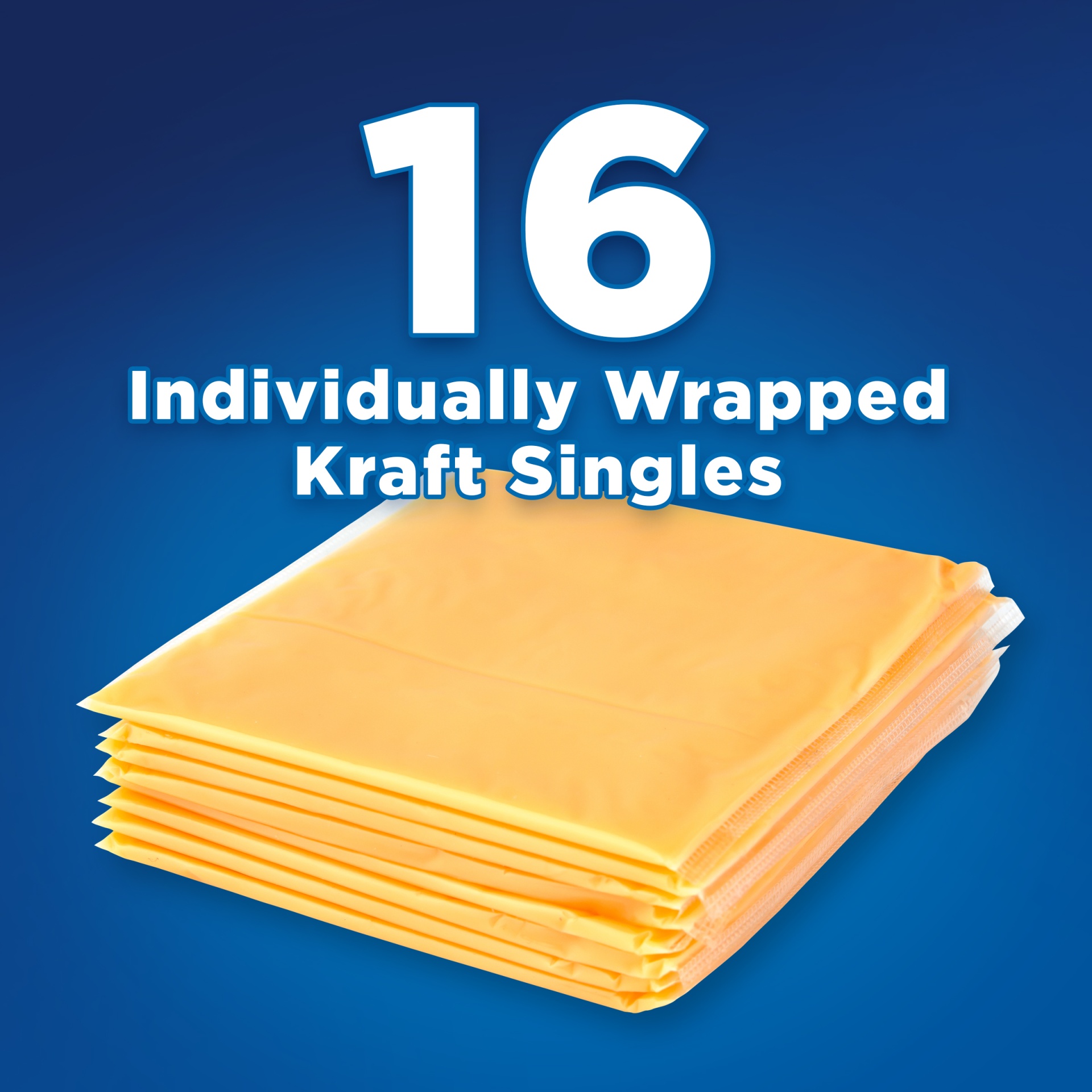 Kraft Singles American Cheese Slices with 2% Milk Pack 16 ct; 10.7 oz ...