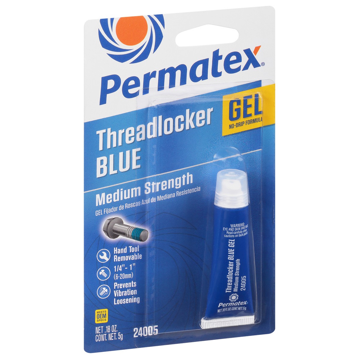 Permatex Gel Medium Strength Blue Threadlocker .18 oz 0.18 oz | Shipt