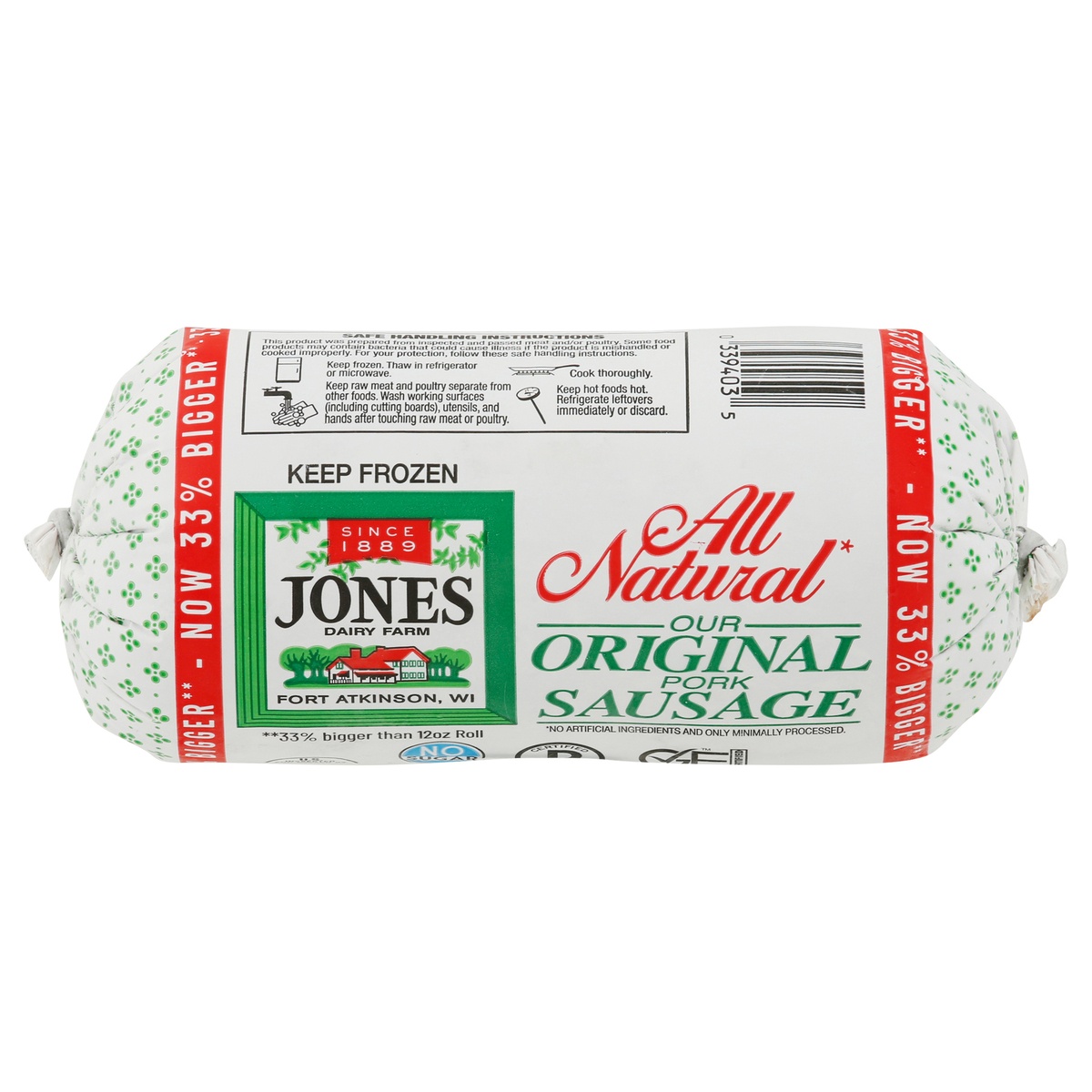 Jones Dairy Farm All Natural Original Pork Sausage 16 oz 16 oz | Shipt
