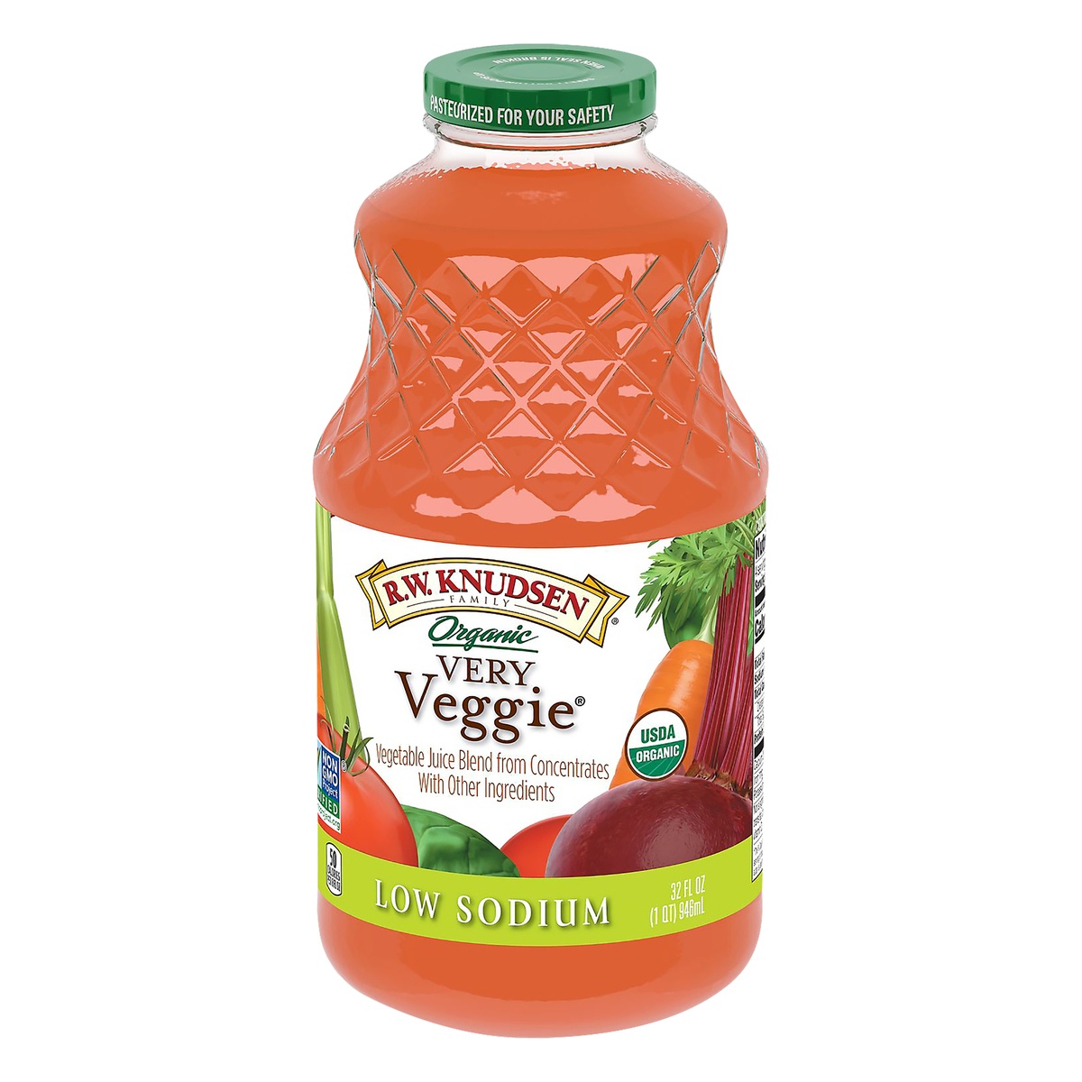 R.W. Knudsen Family Organic Juice Very Veggie 32 fl oz | Shipt
