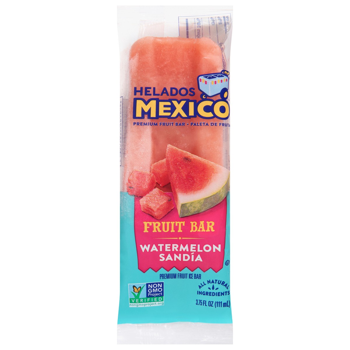 Helados Mexico Premium Watermelon Fruit Ice Bar 3.75 fl oz 24 ct; 4 fl ...