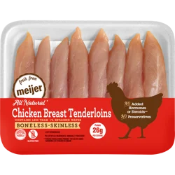 Fresh From Meijer Boneless Skinless Chicken Breast Tenderloins 100% All ...