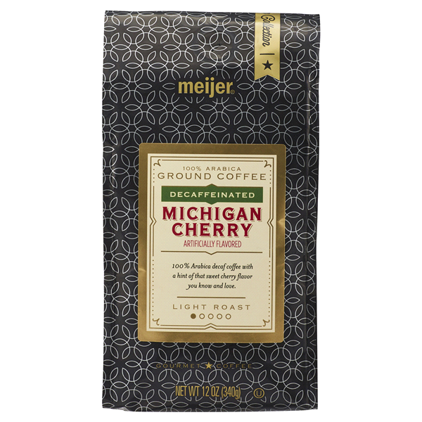 Meijer Decaf Michigan Cherry Ground Coffee 12 oz | Shipt