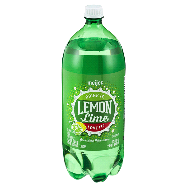 Meijer Lemon Lime Soda 2 liter | Shipt