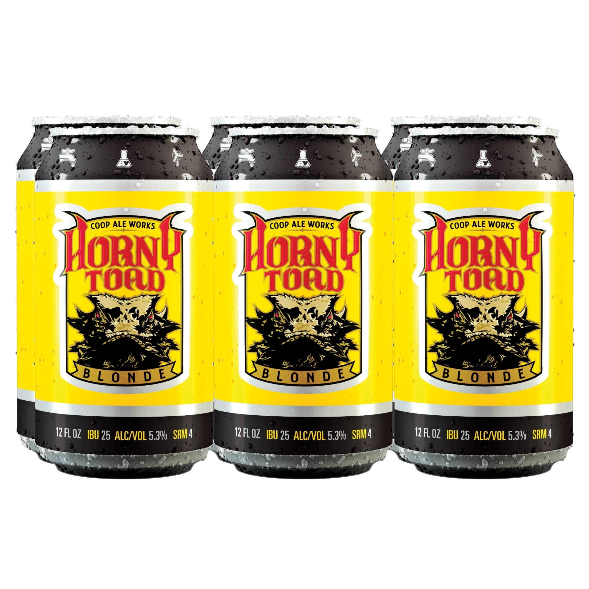 COOP Ale Works Toad Blonde Ale Beer - 6pk/12 fl oz Cans 6 ct; 12 fl oz ...