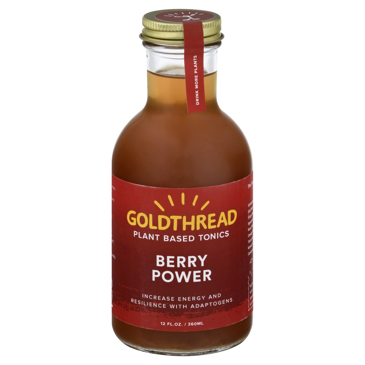 Goldthread Tonics, Plant Based, Berry Power 12 oz | Shipt
