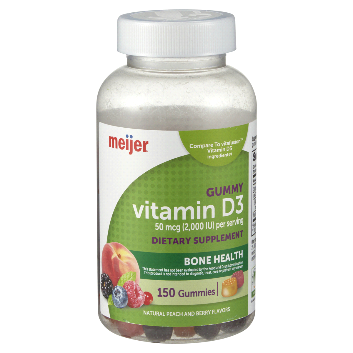 Meijer Gummy Adult Vitamin D3 150 ct | Shipt