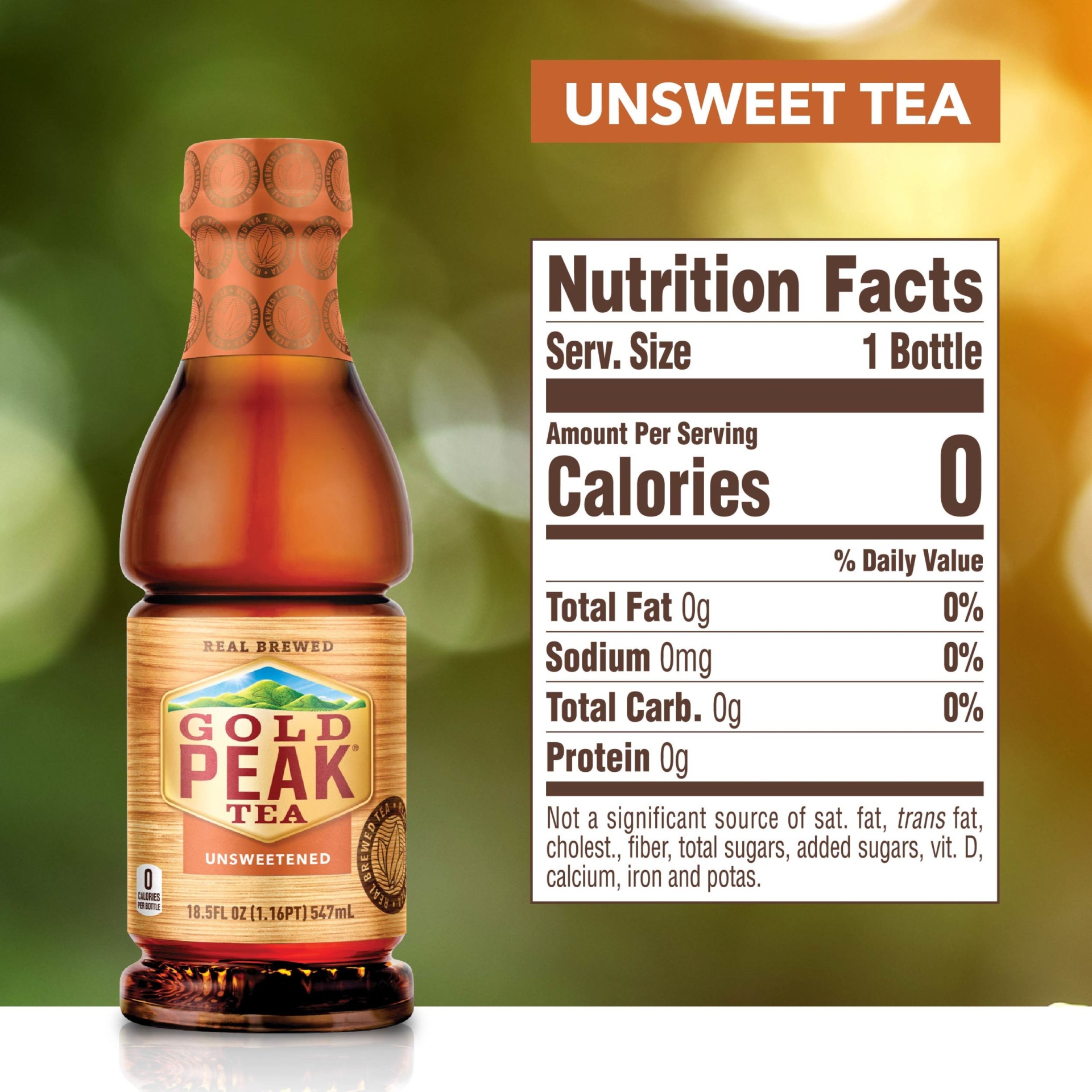 Gold Peak Unsweetened Tea 18.5 oz | Shipt