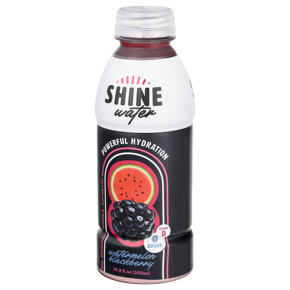 Shine Water Watermelon Blackberry Powerful Hydration Water- 16.9 fl oz ...