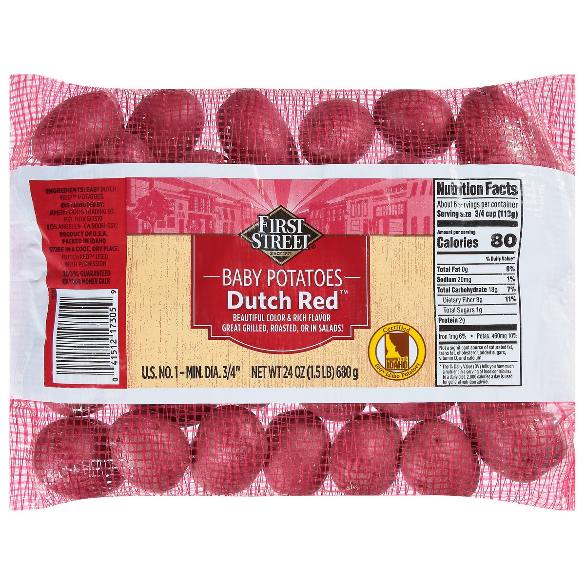 First Street Baby Dutch Red Potatoes 48 oz | shipt