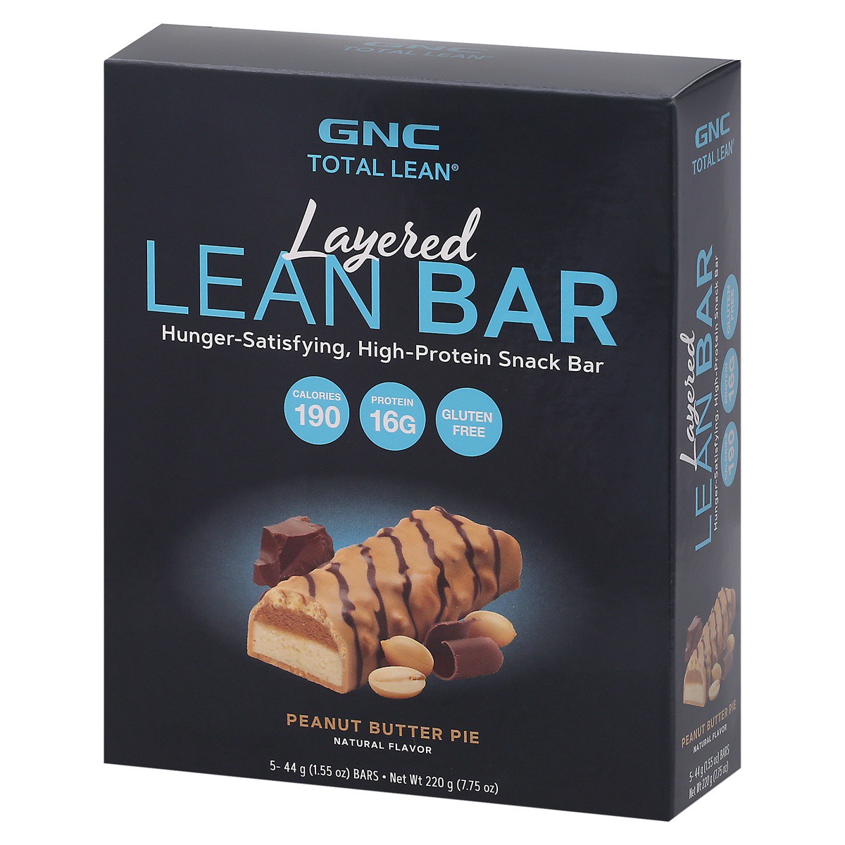 GNC Total Lean Peanut Butter Pie Layered Lean Bar 5-44 g Packs 5 ct | Shipt