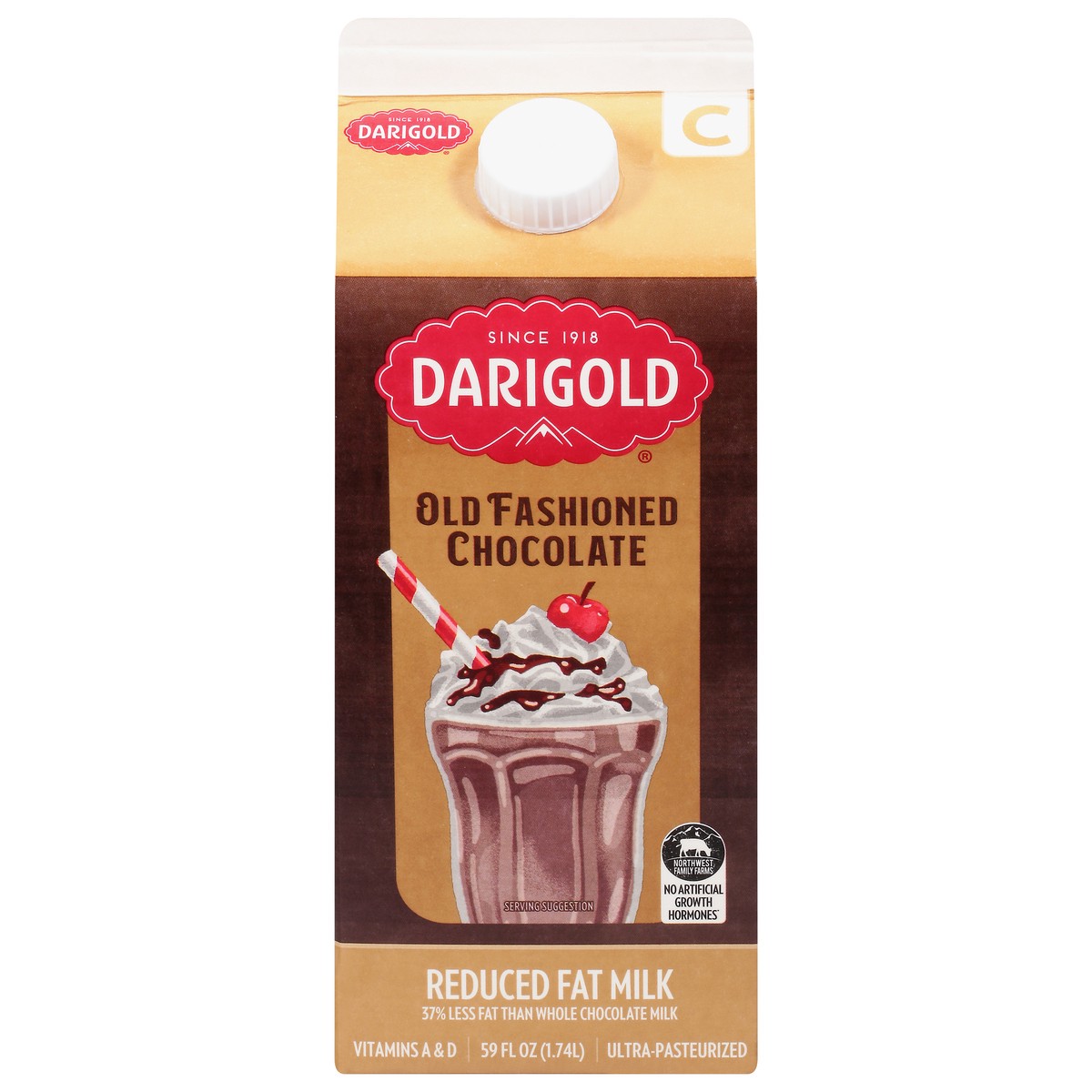 Darigold Reduced Fat Old Fashioned Chocolate Milk 59 fl oz 59 fl oz | Shipt