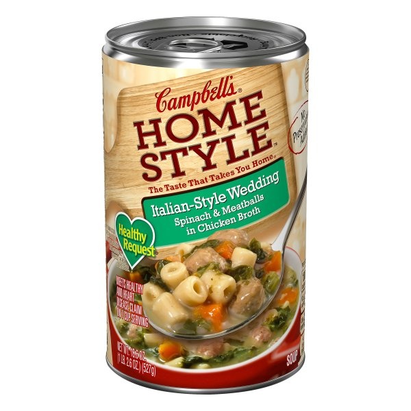Campbell's Homestyle Healthy Request Italian-Style Wedding Soup 18.6 oz ...